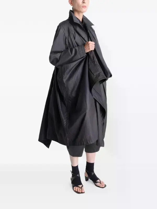 LEMAIRE Hooded Raincoat In Light Nylon
