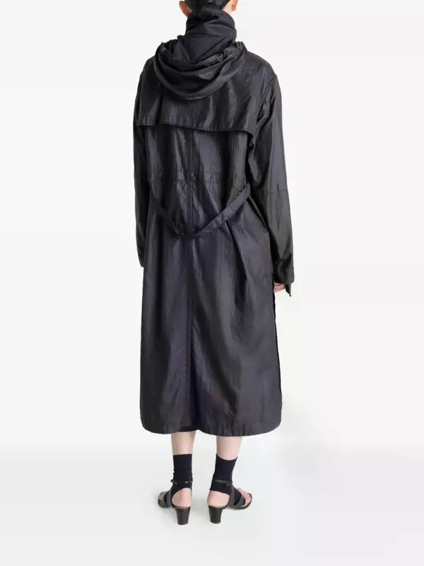 LEMAIRE Hooded Raincoat In Light Nylon
