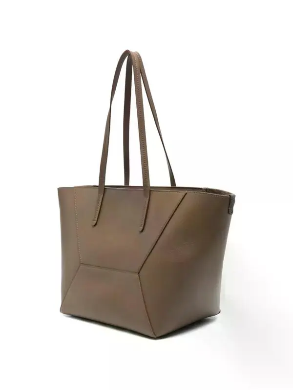Brunello Cucinelli Panelled Tote - Brown