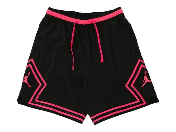 JORDAN Dri-fit Sport Diamond Shorts - Black/hyper Pink