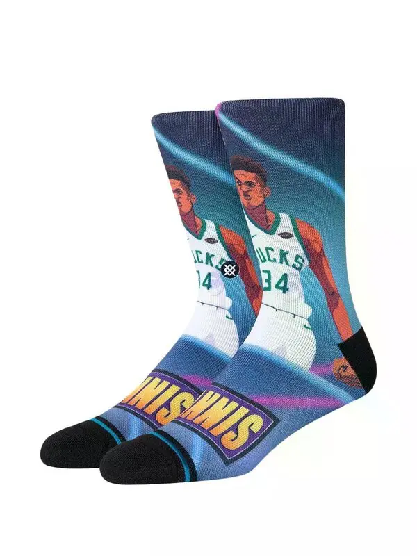 Stance Nba Basketball Crew Socks - Blue