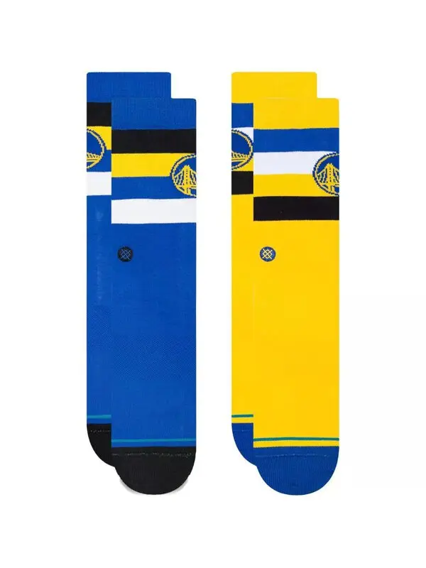 Stance Nba Golden State Warriors Crew Socks - Blue