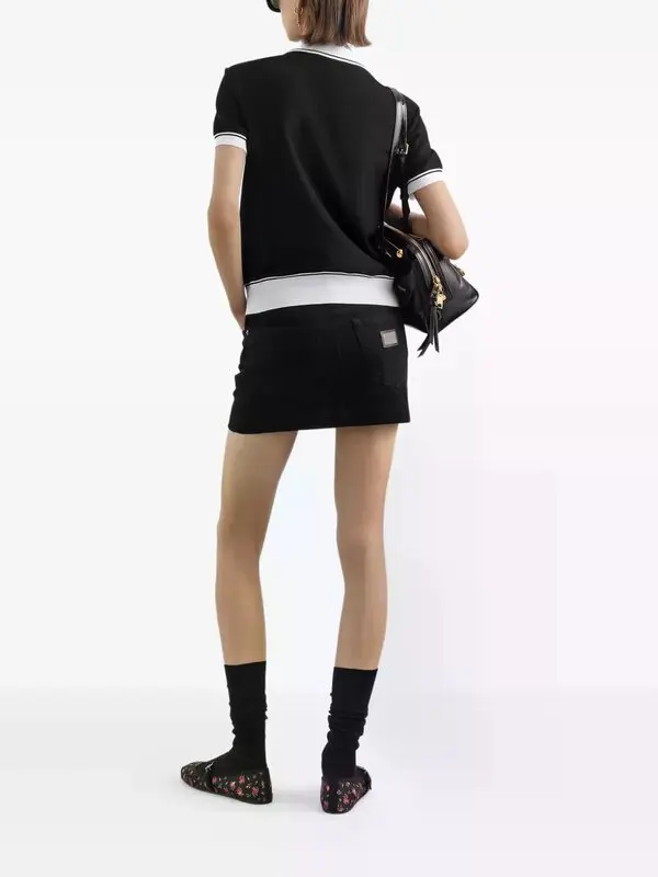 Dolce & Gabbana Embroidered Logo Polo Top