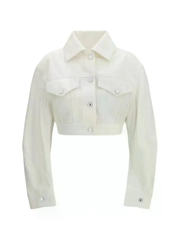 Givenchy Open-back Cropped Jacket - Neutrals