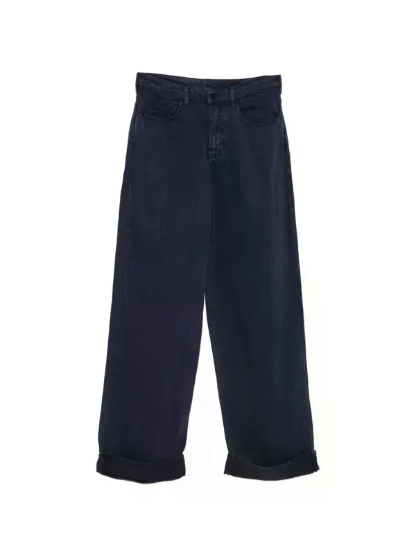 Emporio Armani Cuffed Jeans - Blue