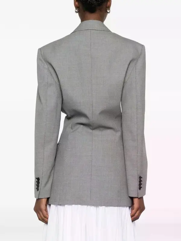 Attico Single-breasted Blazer - Black