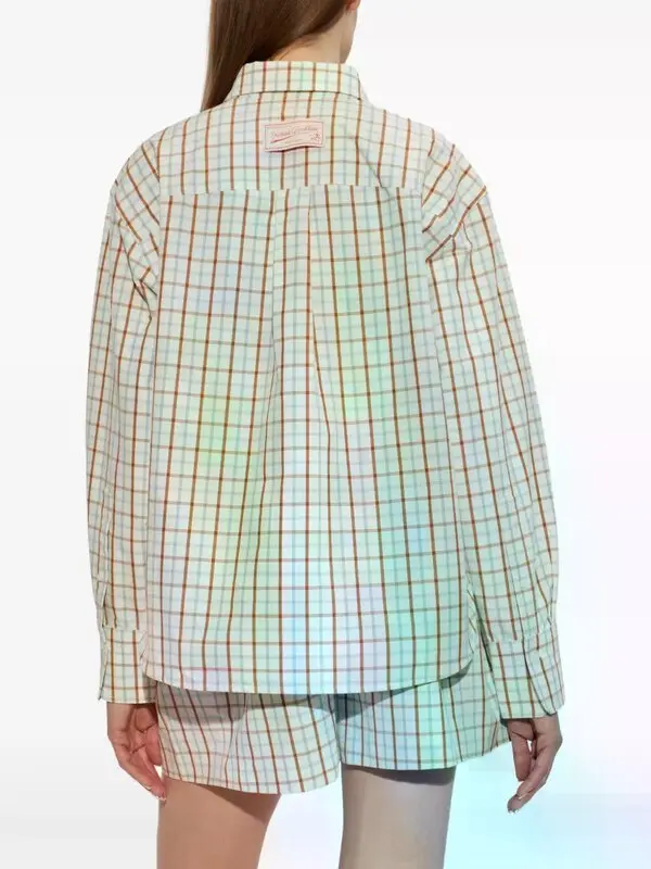 Victoria Beckham Checked Pocket Shirt - Neutrals