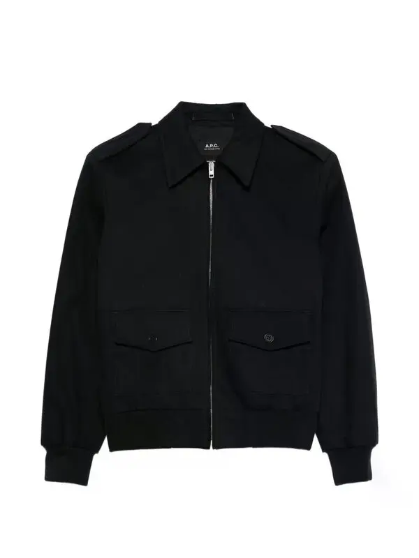 A.p.c. Flap-pocket Jacket - Blue