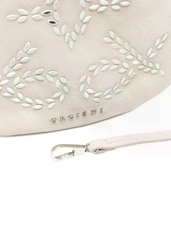 Orciani Appliqué Drawstring Tote Bag