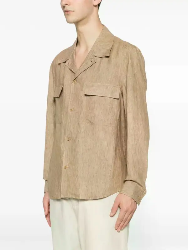 BRIGLIA 1949 Linen Shirt
