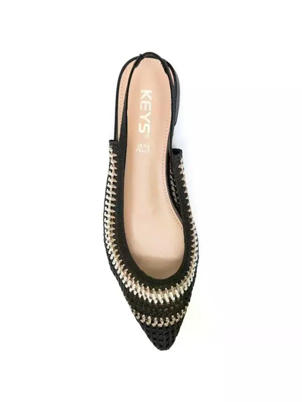 KEYS Slingback Pumps - Black