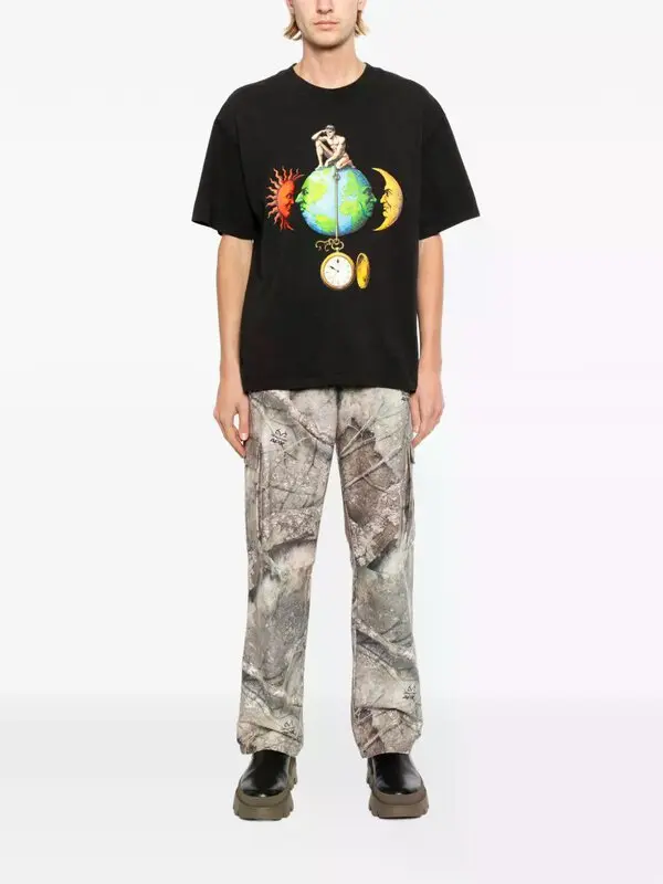 MELT Graphic-print T-shirt - Black