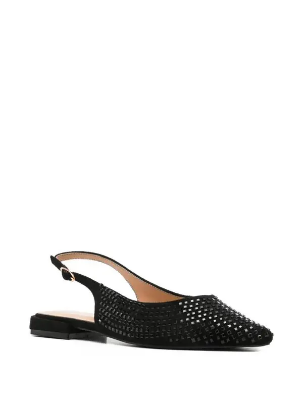 KEYS Studded-embellished Pumps - Black