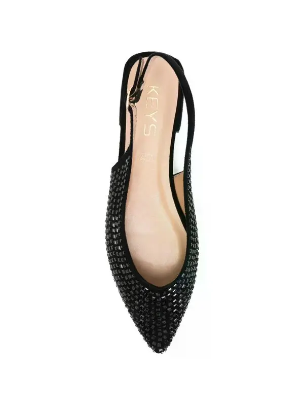 KEYS Studded-embellished Pumps - Black