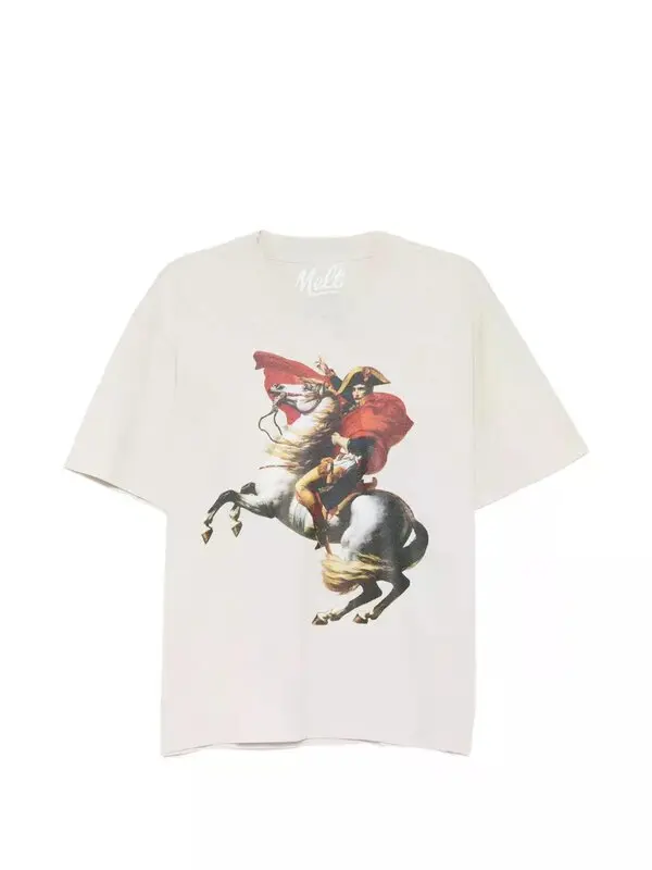 MELT Graphic-print T-shirt - Neutrals