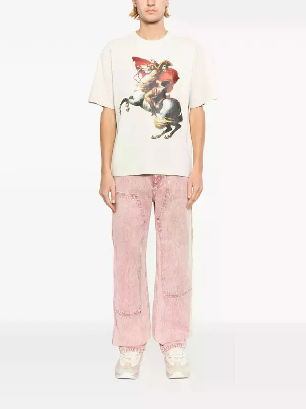 MELT Graphic-print T-shirt - Neutrals