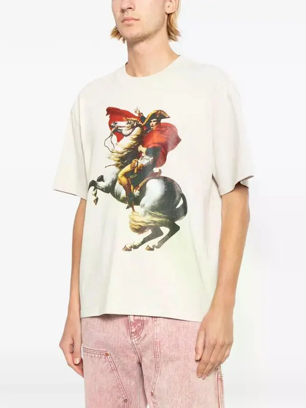 MELT Graphic-print T-shirt - Neutrals