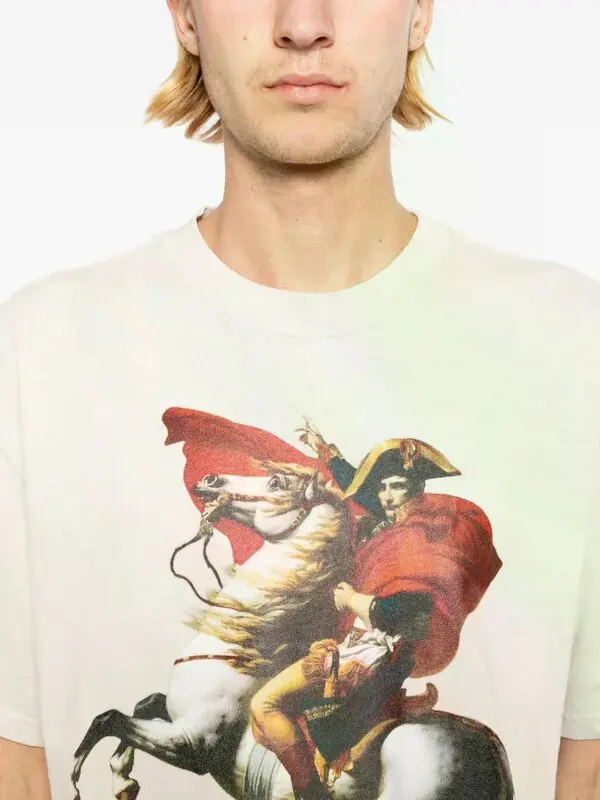 MELT Graphic-print T-shirt - Neutrals