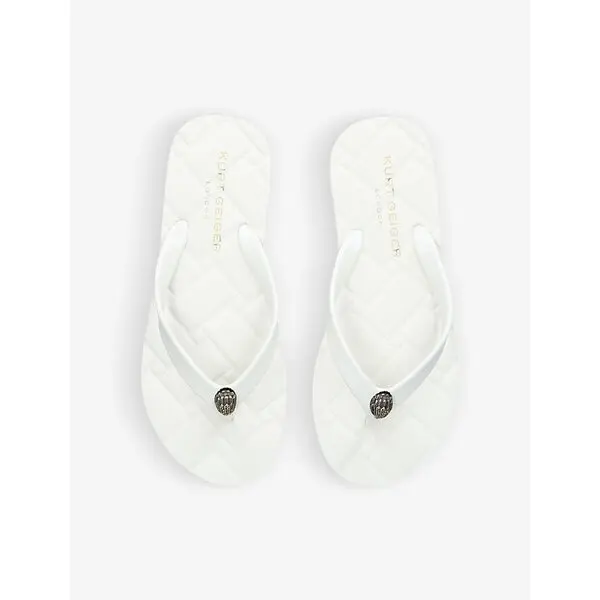 Kurt Geiger Kensington Q Two-post Rubber Flip Flops