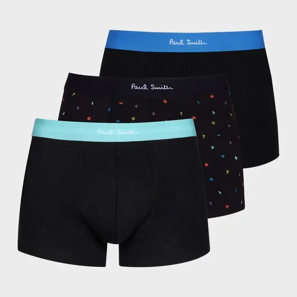 Paul Smith Mixed Boxer Briefs Three Pack - Black