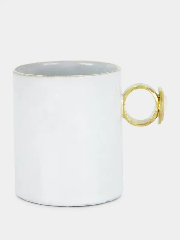ASTIER DE VILLATTE Man's Head Cameo Ring Cup