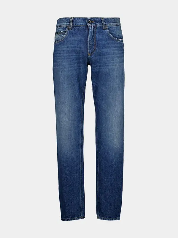 Dolce & Gabbana Straight-leg Jeans - Blue