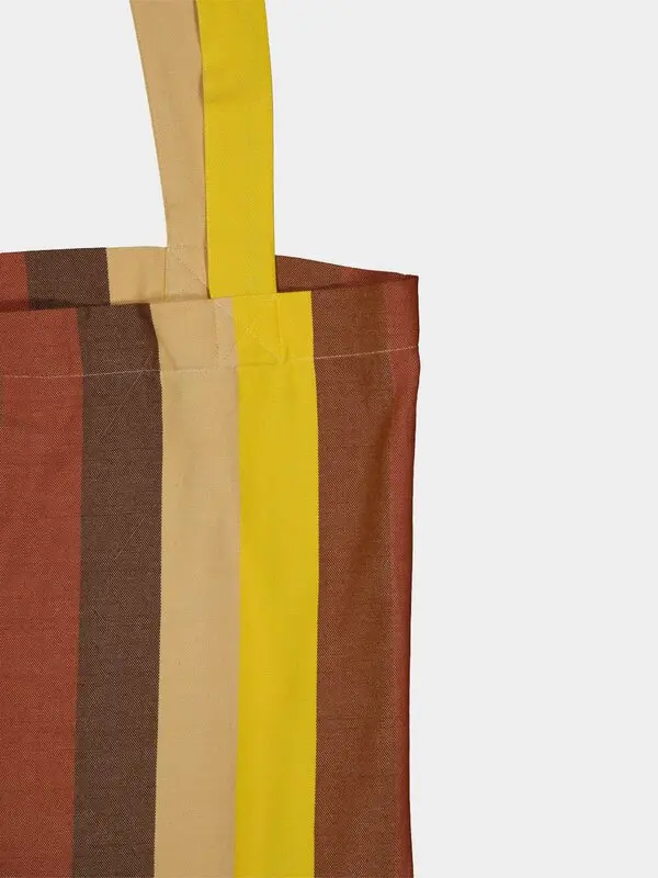 MARRAKSHI LIFE Striped Cotton Shoulder Bag - Multicolour