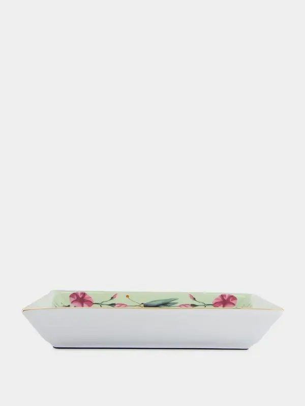 La DoubleJ Butterbird Salvia Porcelain Trinket Tray