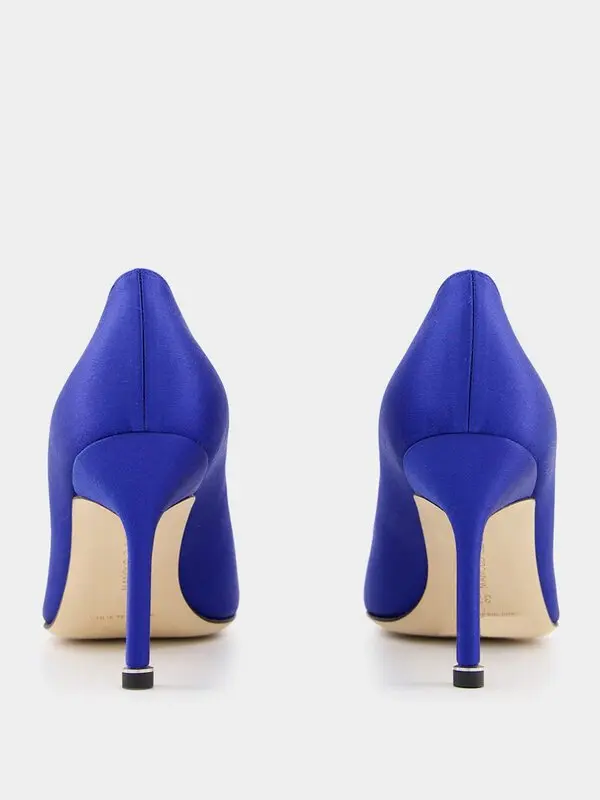 Manolo Blahnik Hangisi 90 Pumps - Blue
