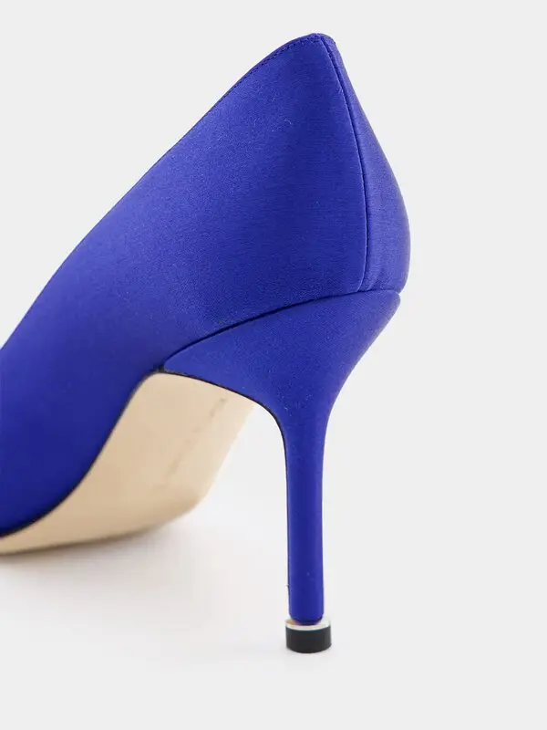 Manolo Blahnik Hangisi 90 Pumps - Blue