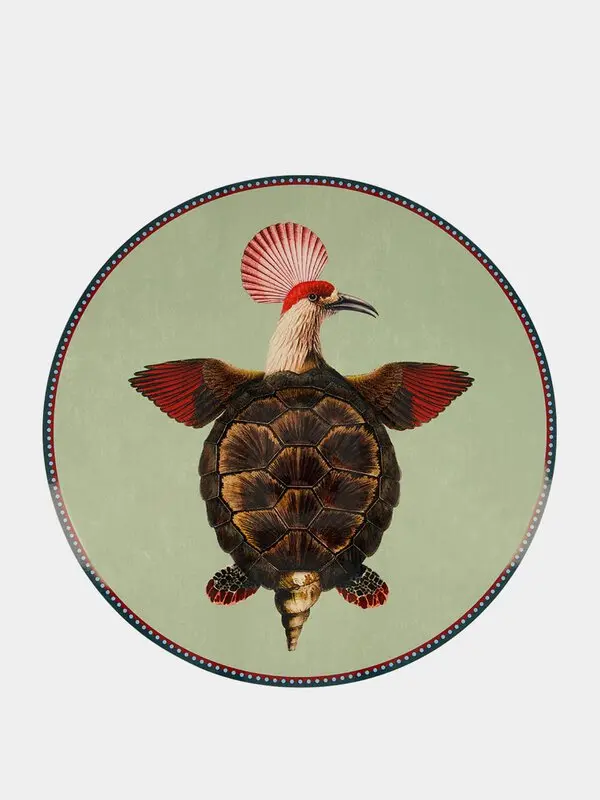 La DoubleJ Turtlair Round Placemat - Multicolour