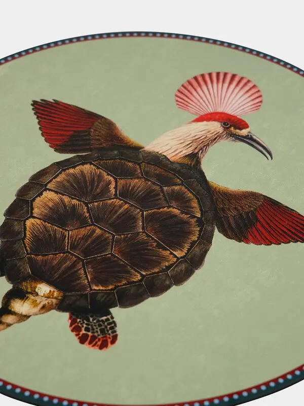 La DoubleJ Turtlair Round Placemat - Multicolour