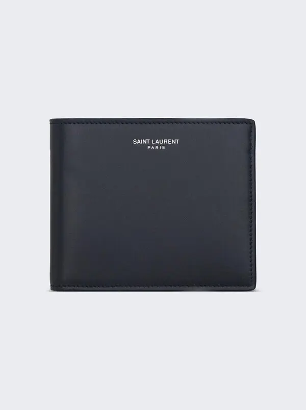 Saint Laurent Pfu Mono Soho Wallet Notte - Black