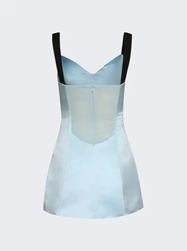 Natasha Zinko Satin Mini Dress