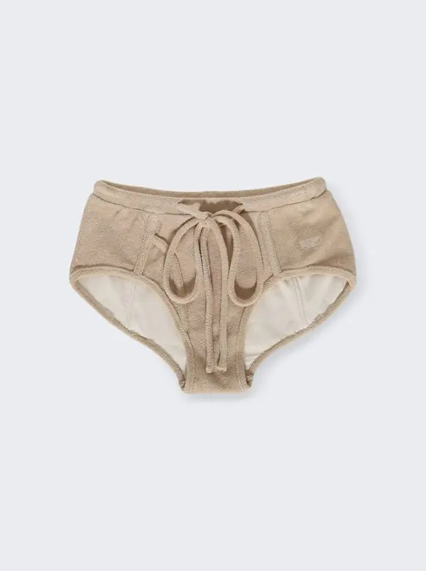 Natasha Zinko Terry Briefs - Beige