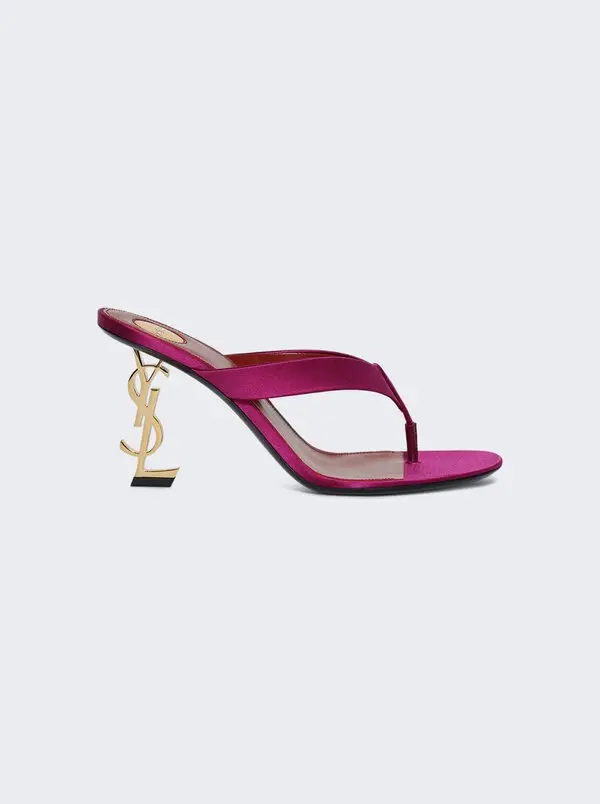 Saint Laurent Opyum 85 Mule Sandal - Pink
