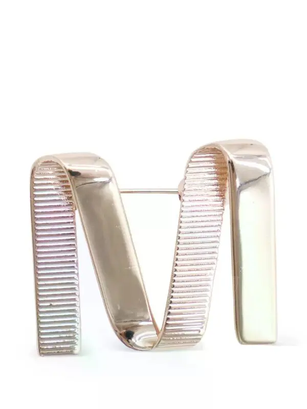 Max Mara Letter Brooch
