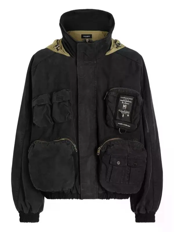 Dolce & Gabbana Multi-pocket Hooded Jacket