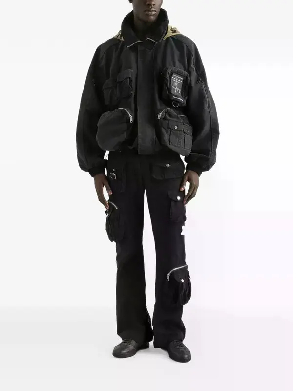 Dolce & Gabbana Multi-pocket Hooded Jacket