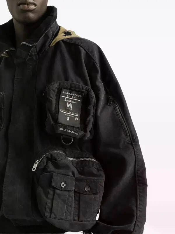 Dolce & Gabbana Multi-pocket Hooded Jacket