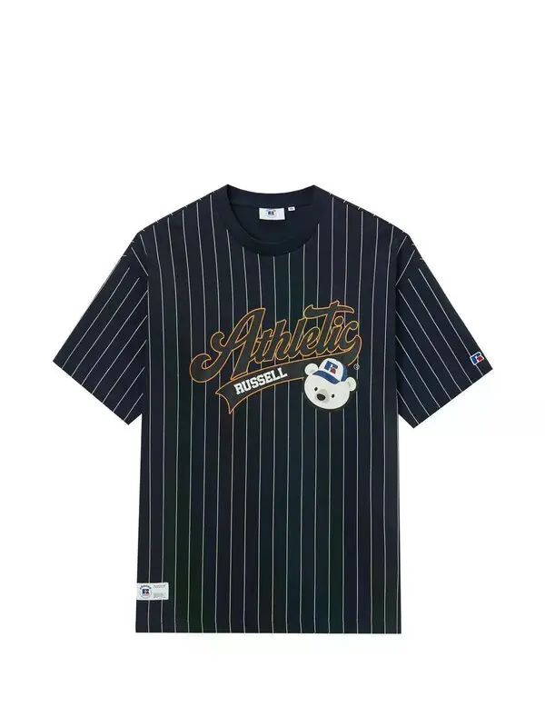 CHOCOOLATE Pinstripe T-shirt - Blue