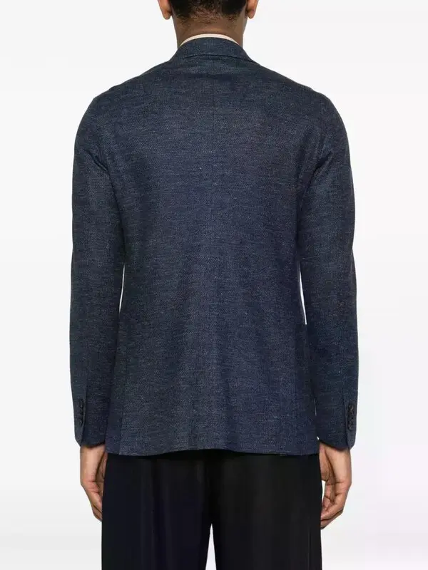 Tagliatore Single-breasted Blazer - Blue