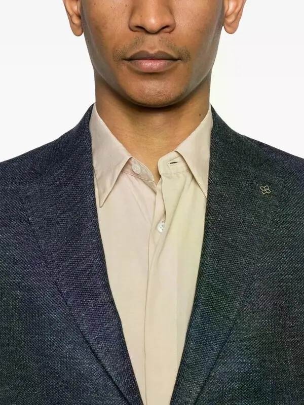 Tagliatore Single-breasted Blazer - Blue