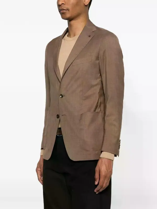 Tagliatore Single-breasted Blazer - Brown