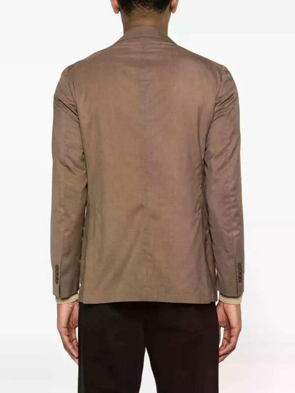 Tagliatore Single-breasted Blazer - Brown
