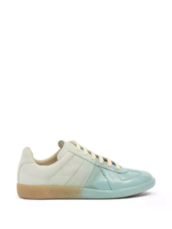 MAISON MARGIELA Replica Lace-up Sneakers With Gradient Finish - Blue