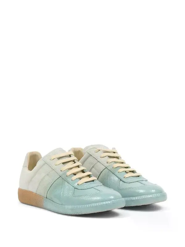 MAISON MARGIELA Replica Lace-up Sneakers With Gradient Finish - Blue