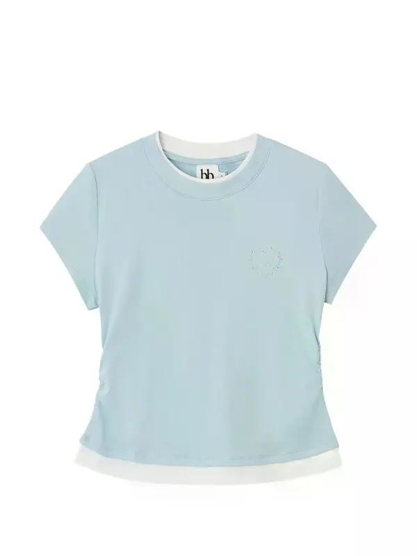 B+AB Gathered Layered T-shirt