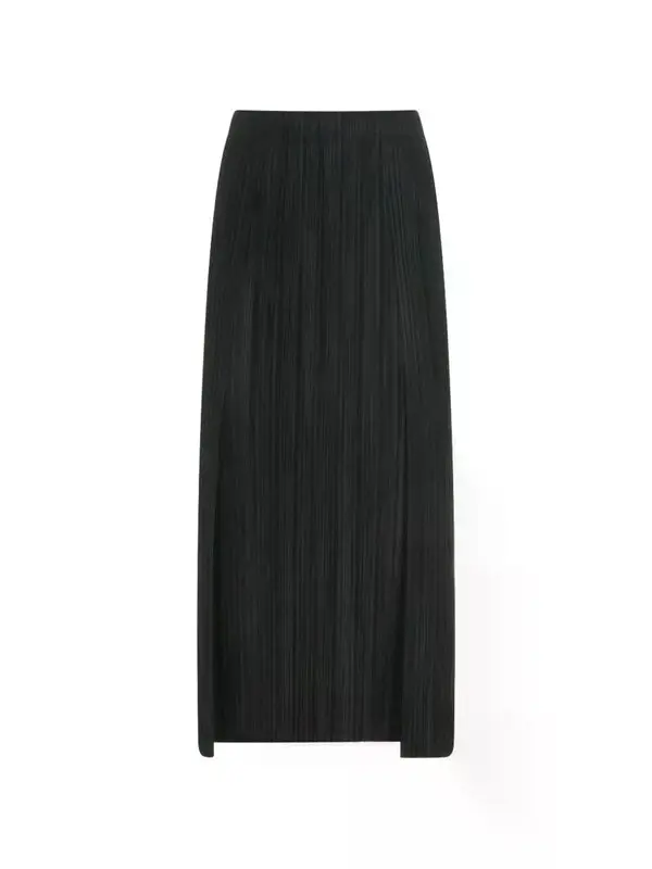 Issey Miyake Pleated Slit Skirt