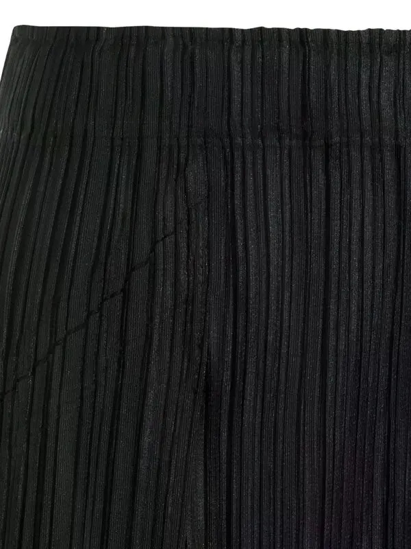 Issey Miyake Pleated Slit Skirt